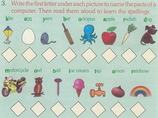 Parts of a computer std. exrecise | PPSX