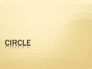 Parts of a Circle | PPTX