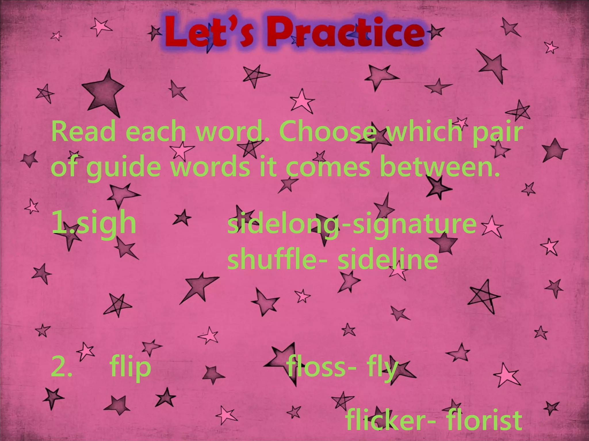 Parts of a Dictionary | PPT