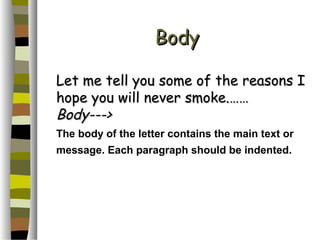 Parts of a friendly letter | PPT