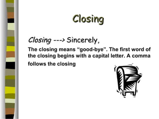 Parts of a friendly letter | PPT