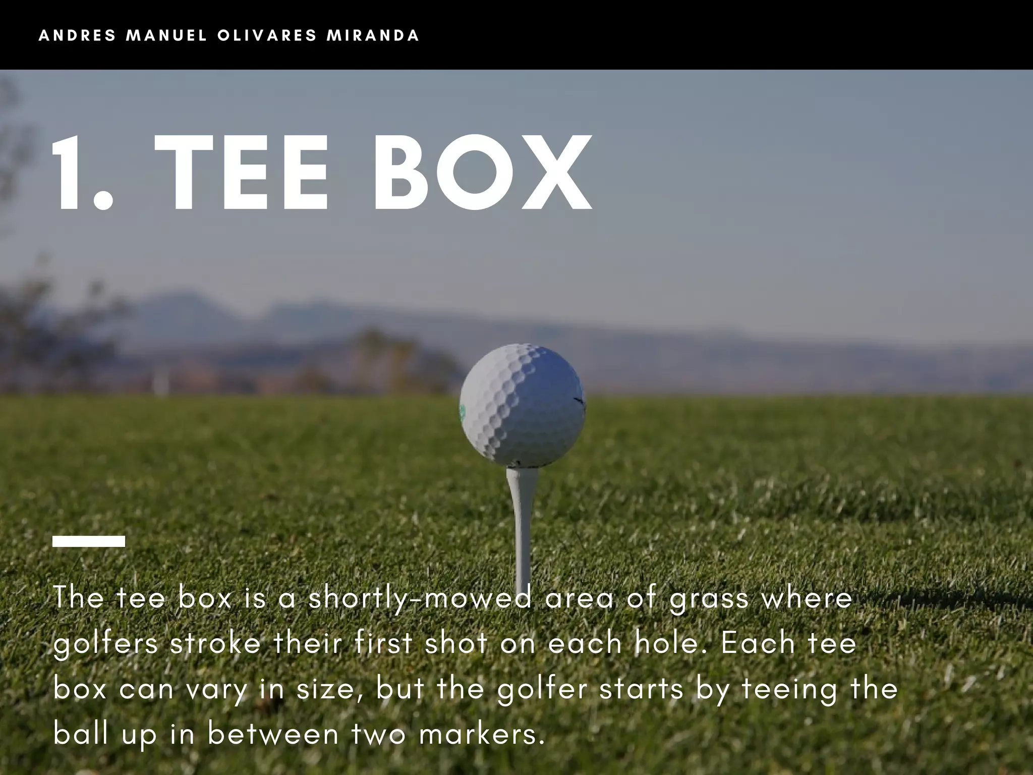 Parts of a Golf Course | PDF