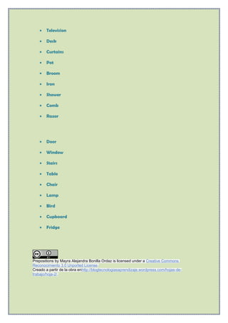 Parts of a house | DOC | Houses | Real Estate