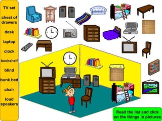 Parts of a house and furniture | PPT