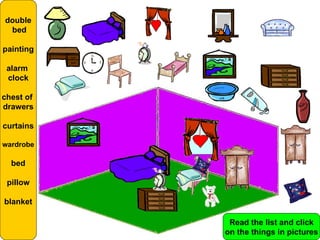 Parts of a house and furniture | PPT