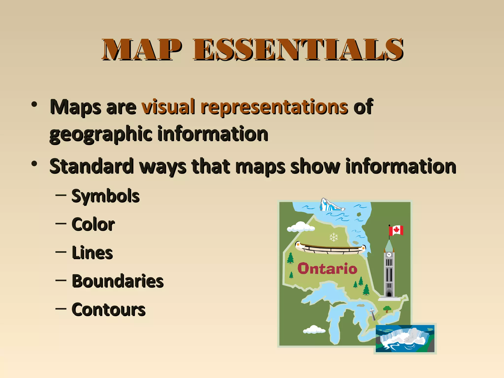 Parts of a map | PPT