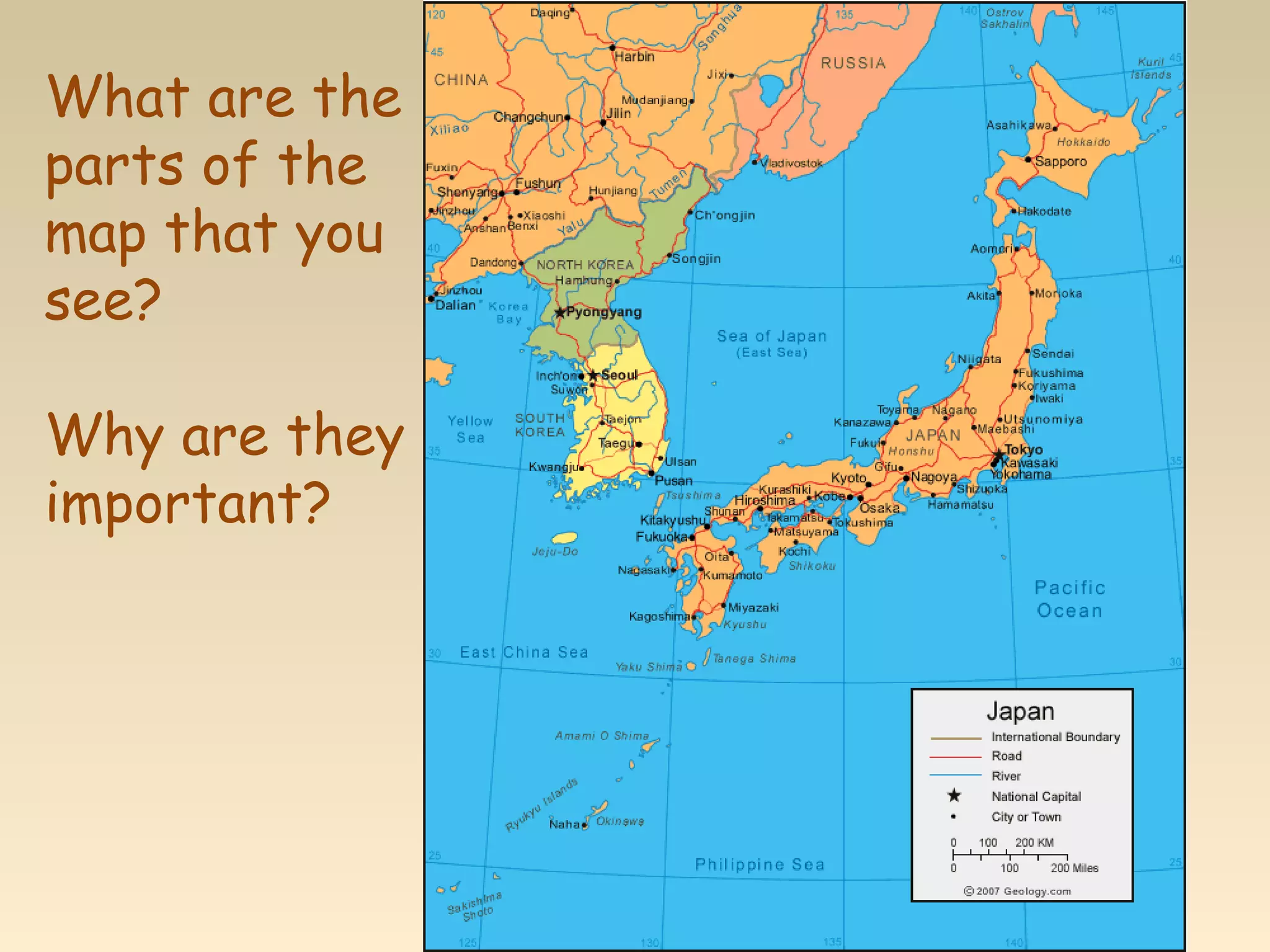 Parts of a map | PPT