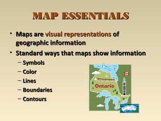 Parts of a map | PPT