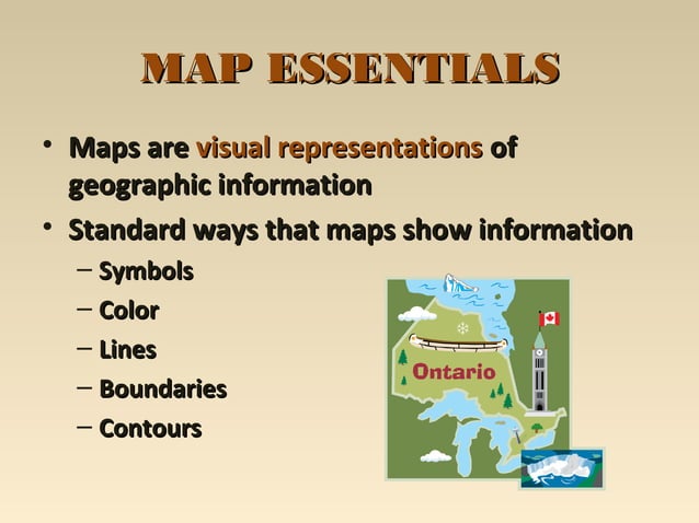 Parts of a map | PPT