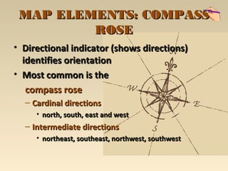 Parts of a map | PPT