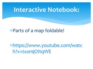 Parts of a Map | PPTX