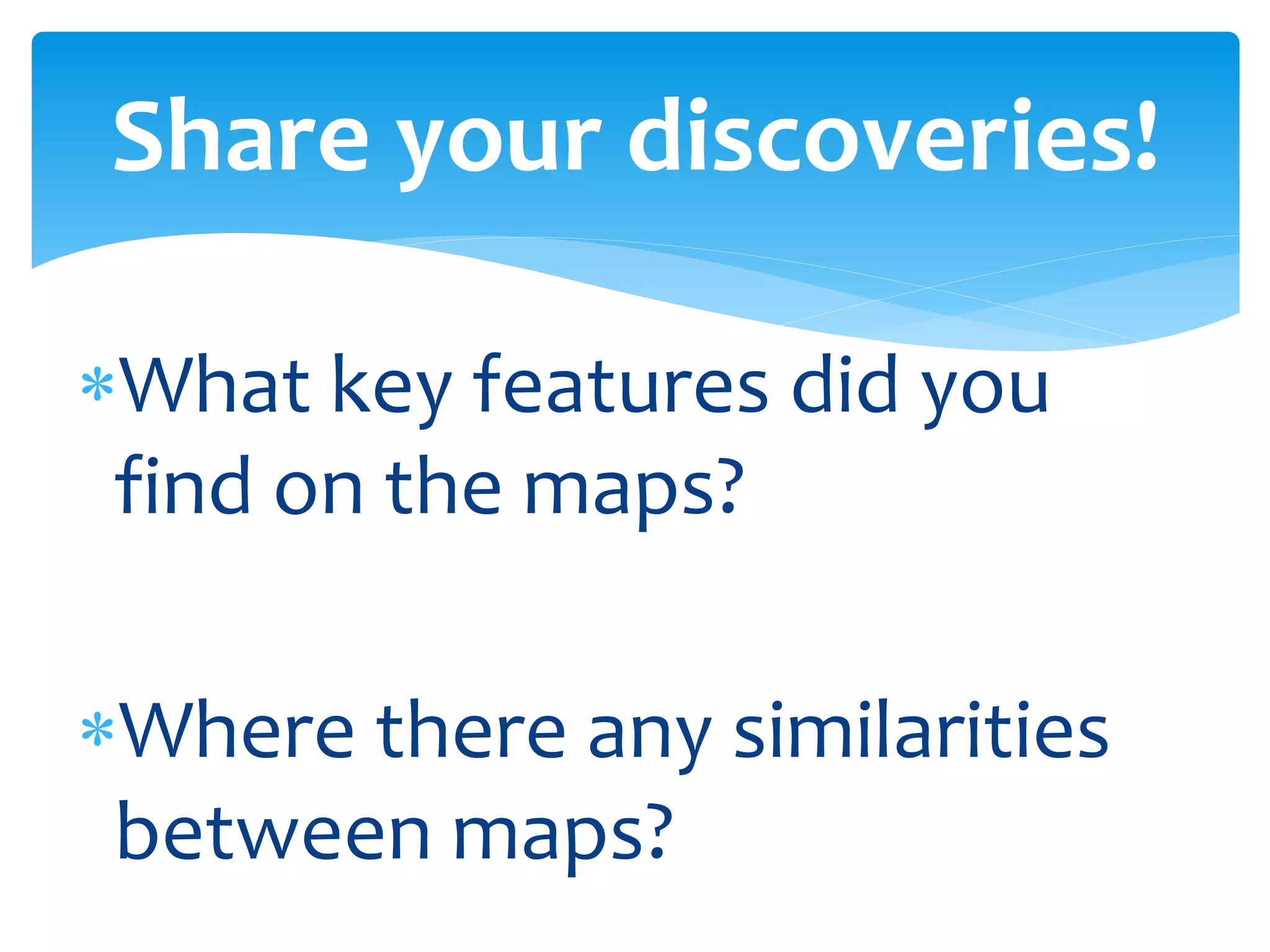 Parts of a map | PPTX