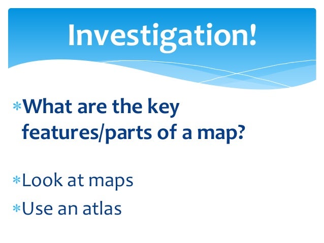 Basic Parts Of A Map