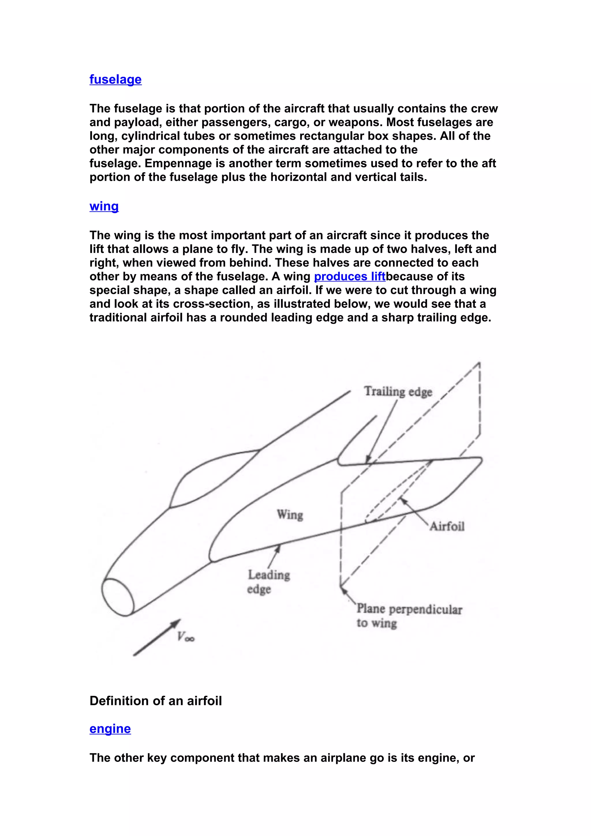 Parts of an aircraft | DOC