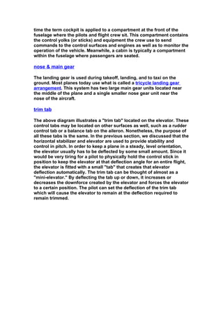 Parts of an aircraft | DOC