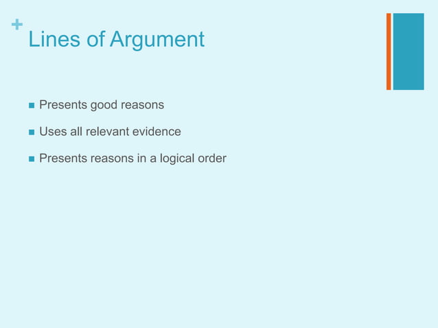 Parts of an argument | PPTX