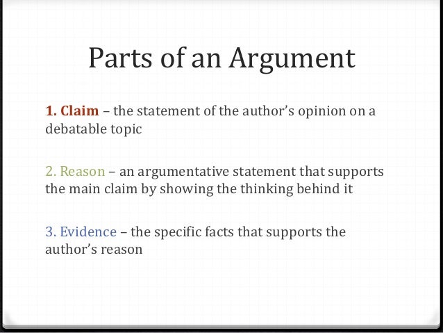 Parts Of An Argument parts-of-an-argument