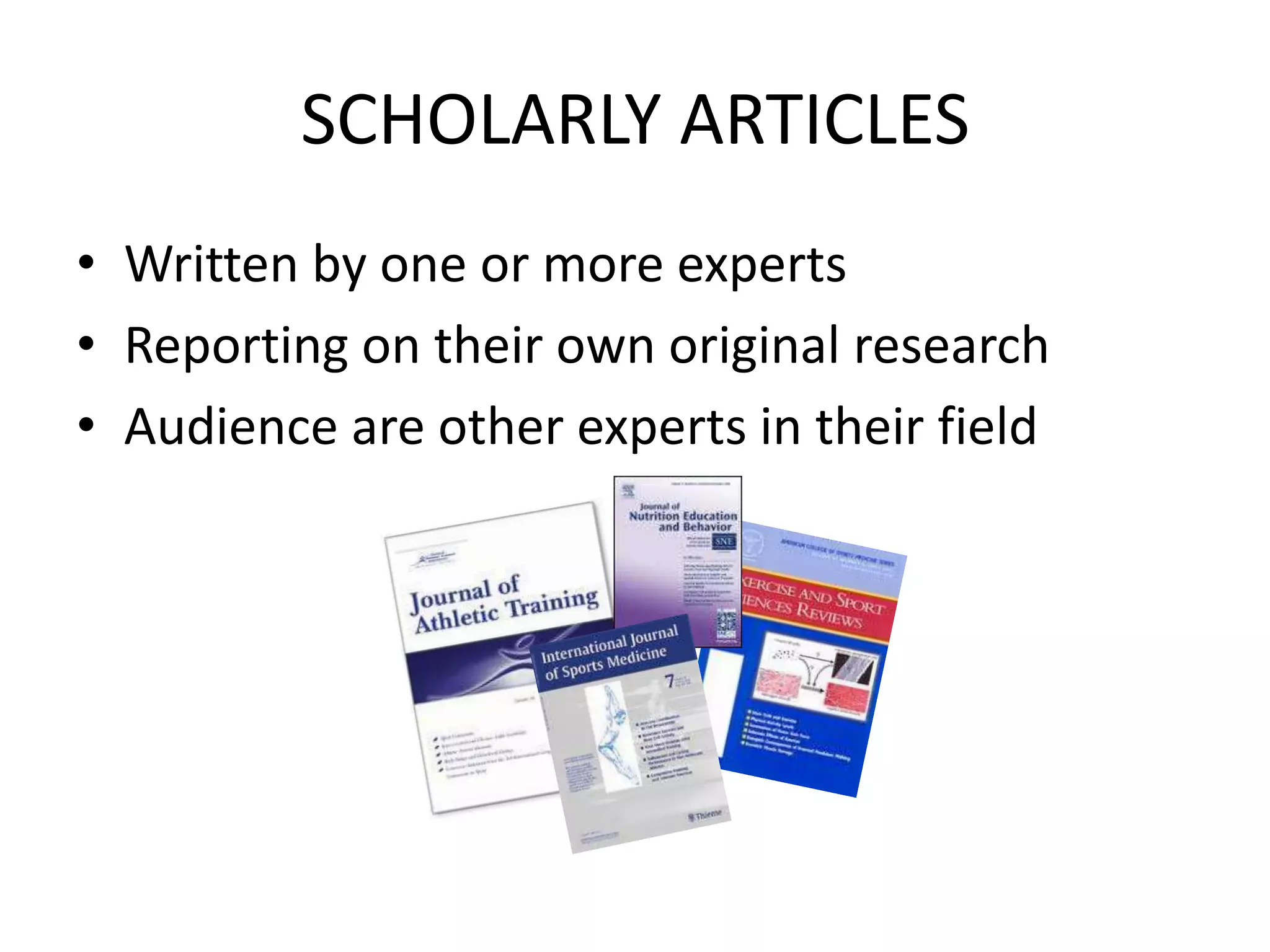 Parts of a Scholarly Article | PPTX