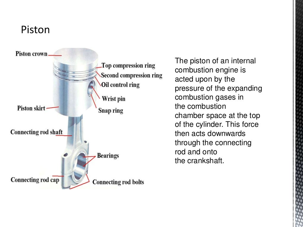 Parts of a Ship Engine