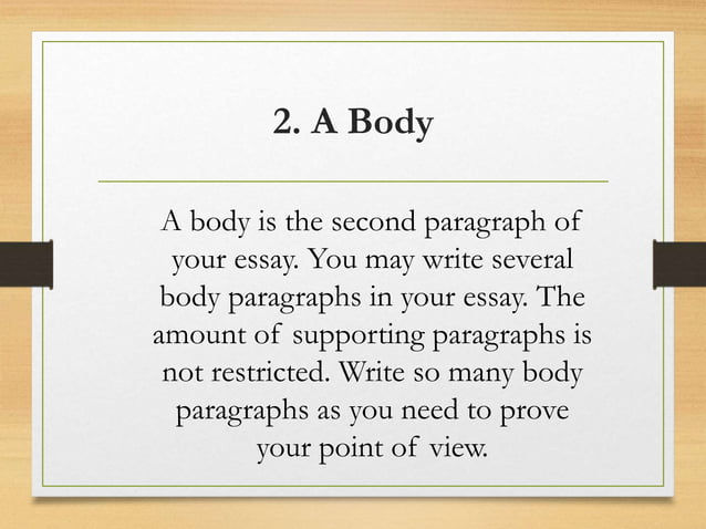Parts of an essay | PPTX | Homework and Study | Education