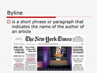 Parts of a_newspaper | PPTX