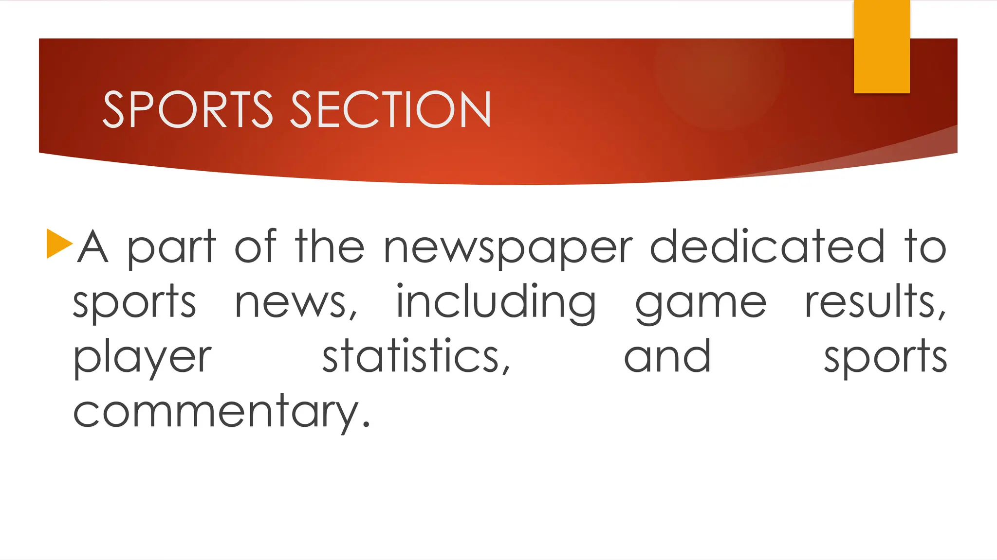 PARTS OF A NEWSPAPER and everything that is essential | PPTX