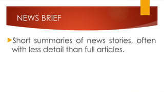 PARTS OF A NEWSPAPER and everything that is essential | PPTX