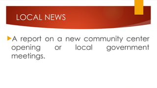 PARTS OF A NEWSPAPER and everything that is essential | PPTX