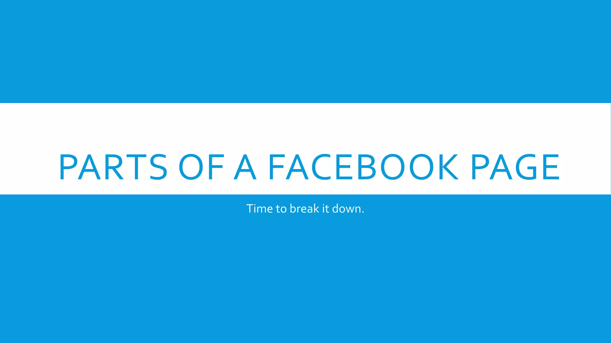 Parts of a Facebook Page | PDF
