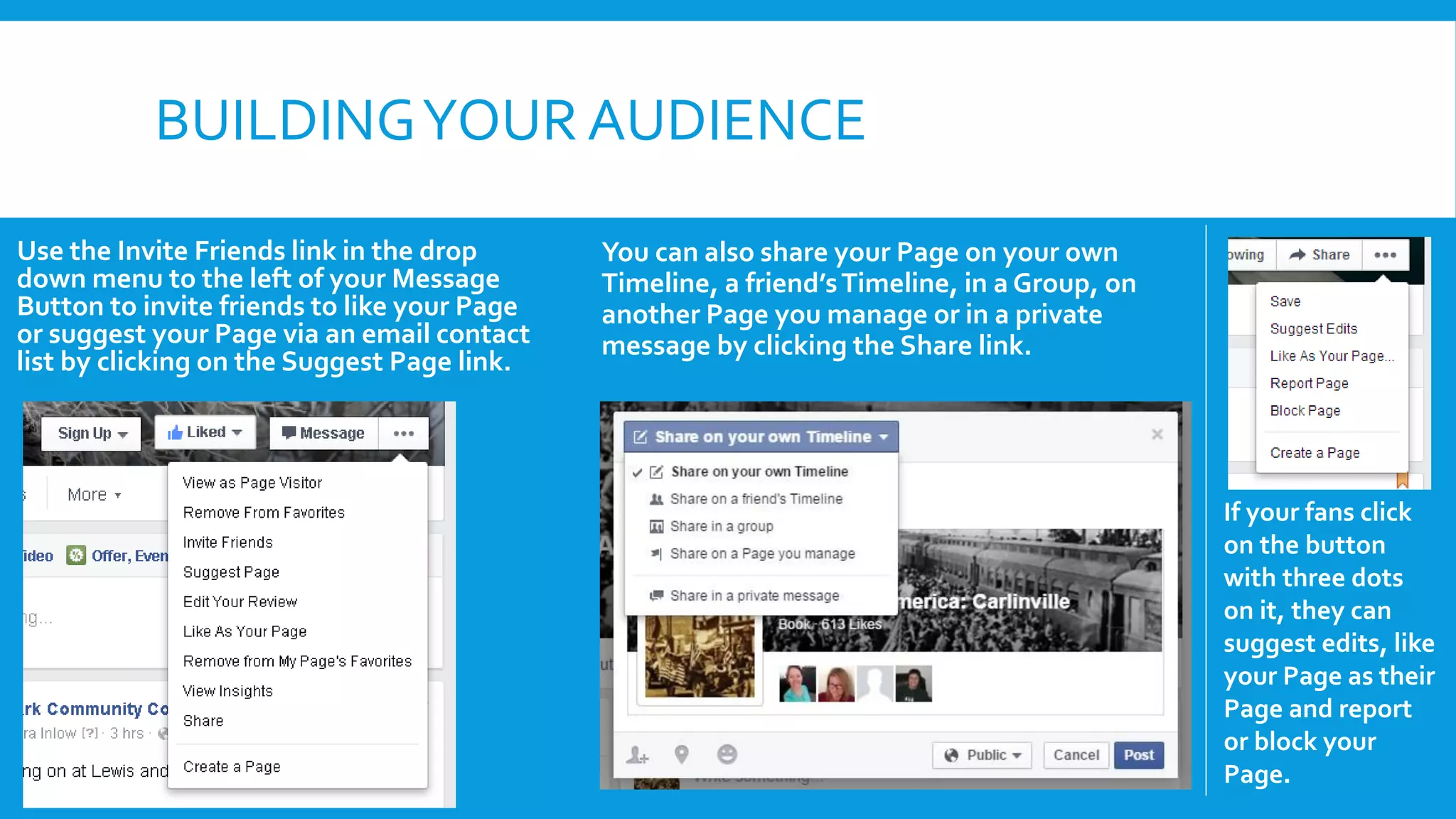 Parts of a Facebook Page | PDF