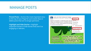 Parts of a Facebook Page | PDF