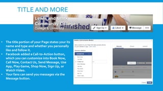 Parts of a Facebook Page | PDF
