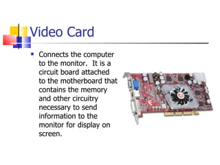 Parts of a pc | PPT