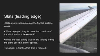 Fuselage (body), Wings (lift with ailerons, flaps, slats, spoilers ...