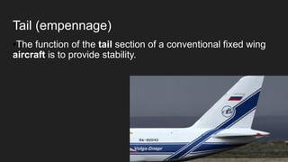 Fuselage (body), Wings (lift with ailerons, flaps, slats, spoilers ...