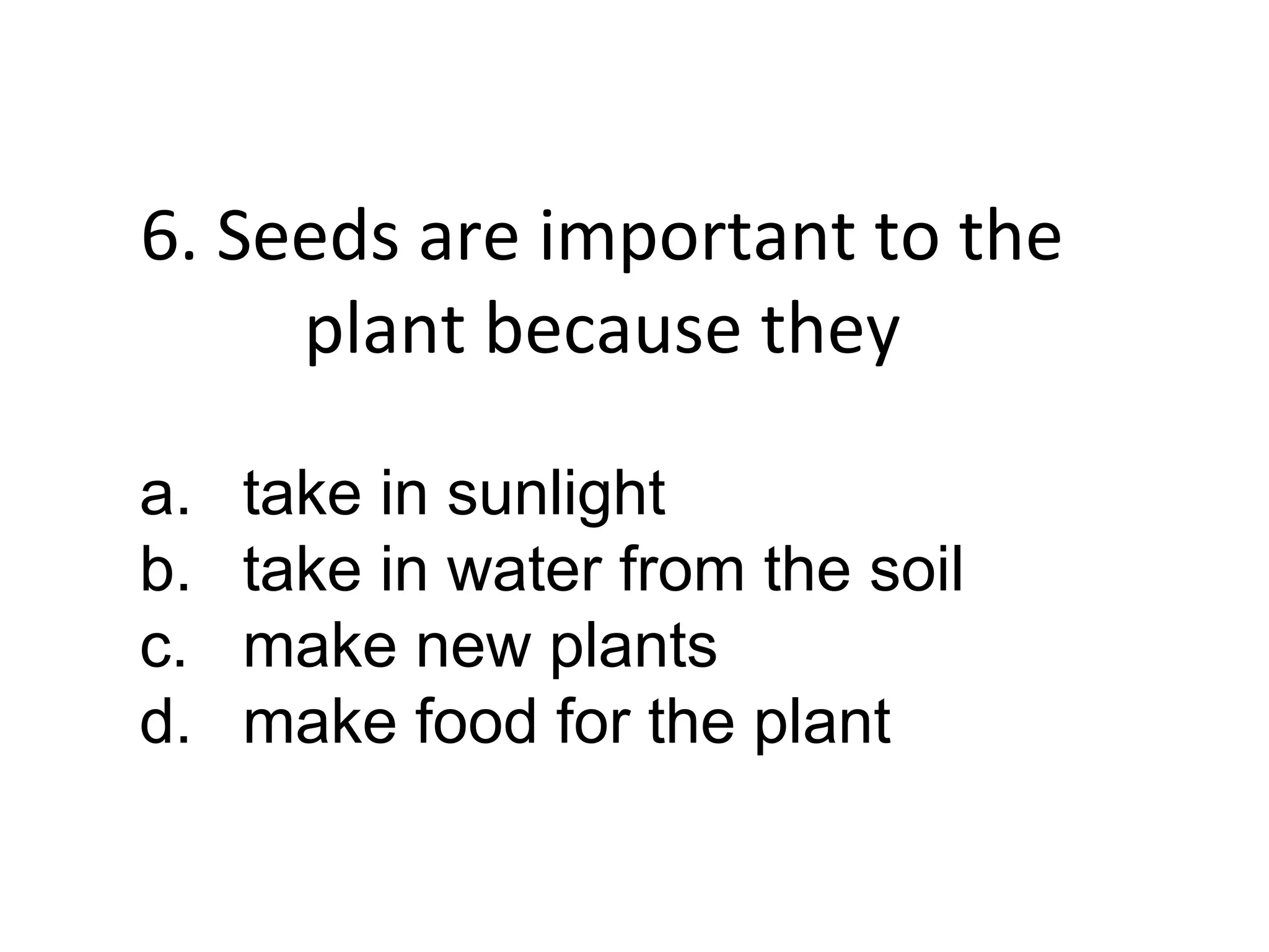 Parts of a plant/plant life cycle (teach) | PPT