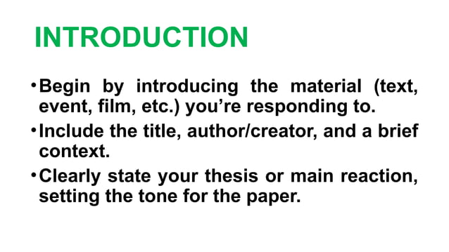 EAPP11-SHS-PARTS OF A REACTION PAPER.pptx