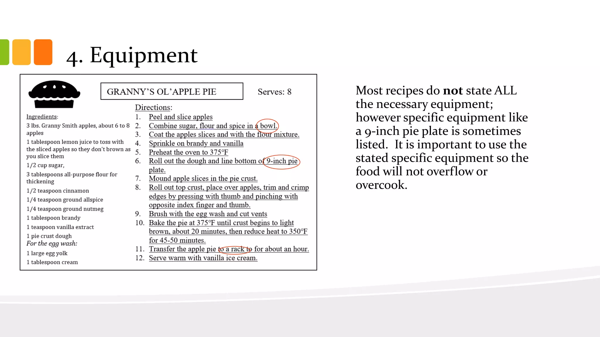 Parts of a recipe | PPTX