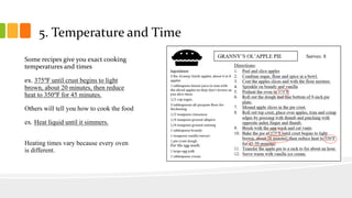 Parts of a recipe | PPTX