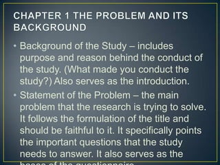 Parts of a research paper | PPTX