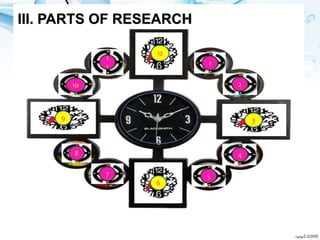 Parts of a research paper educ 241 | PPTX