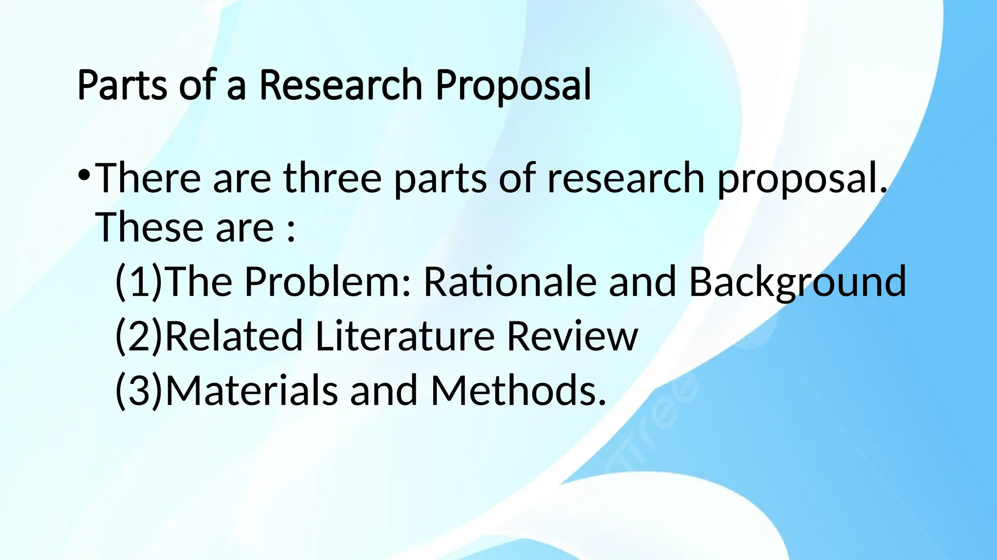 PARTS OF A RESEARCH PROPOSAL.pptxVFVFRFR | PPTX