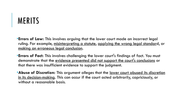 Parts Of Arguments In An Appeal Pptx Aadya Ppt