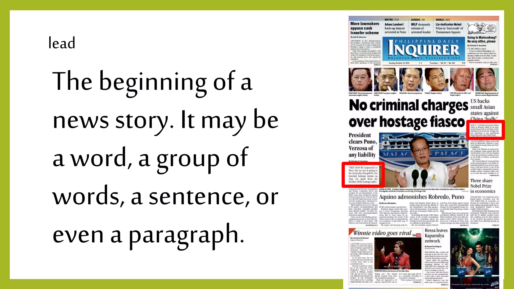 Parts of a school paper (English 14) | PPTX