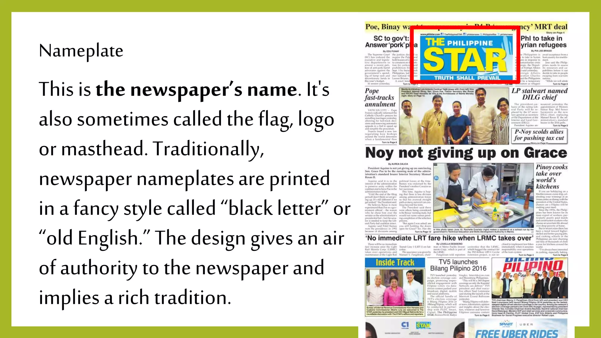 Parts of a school paper (English 14) | PPTX