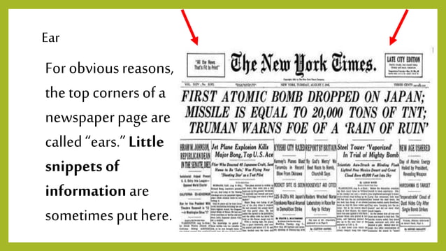Parts of a school paper (English 14) | PPTX