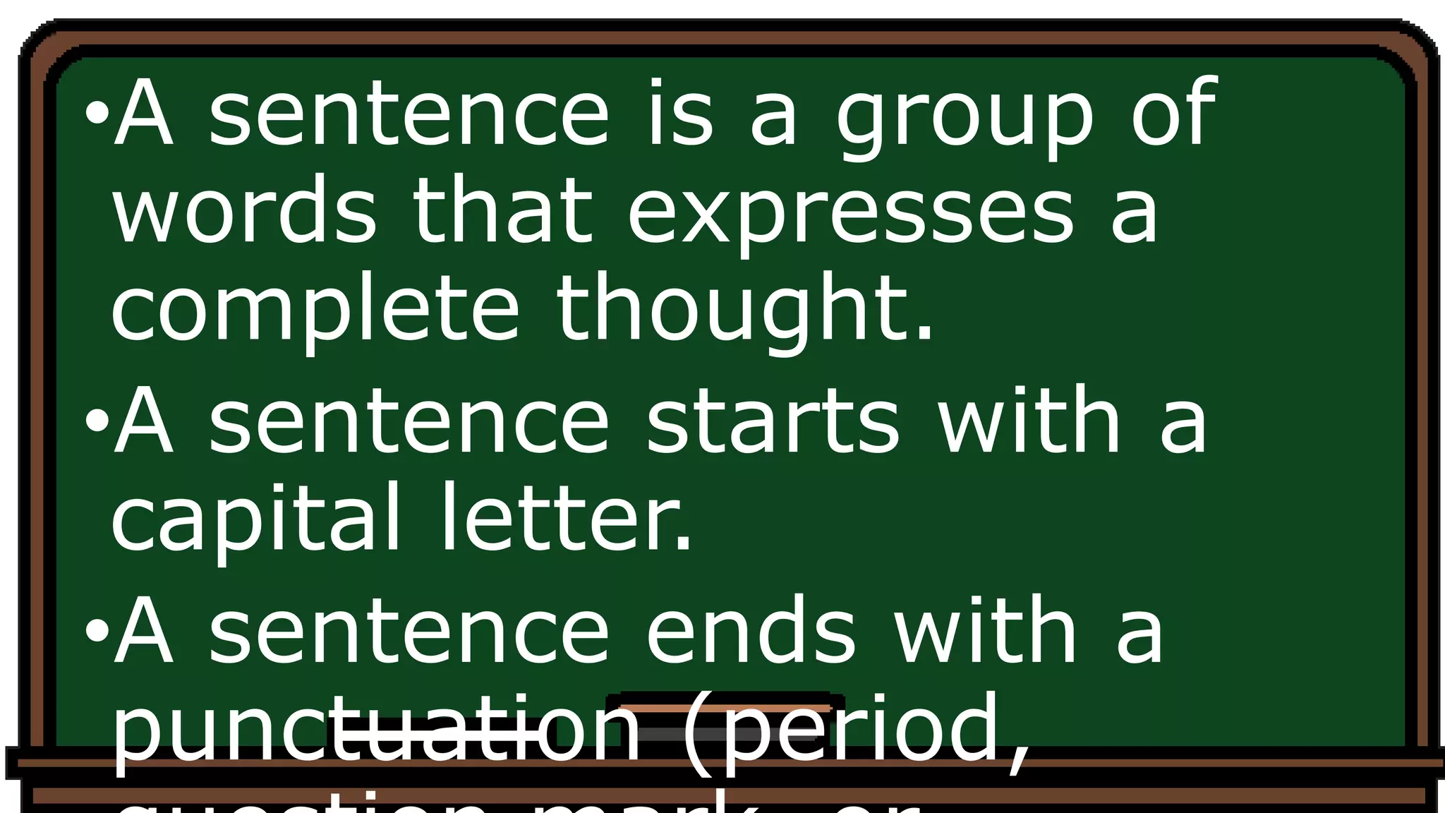 Parts of a sentence | PPTX