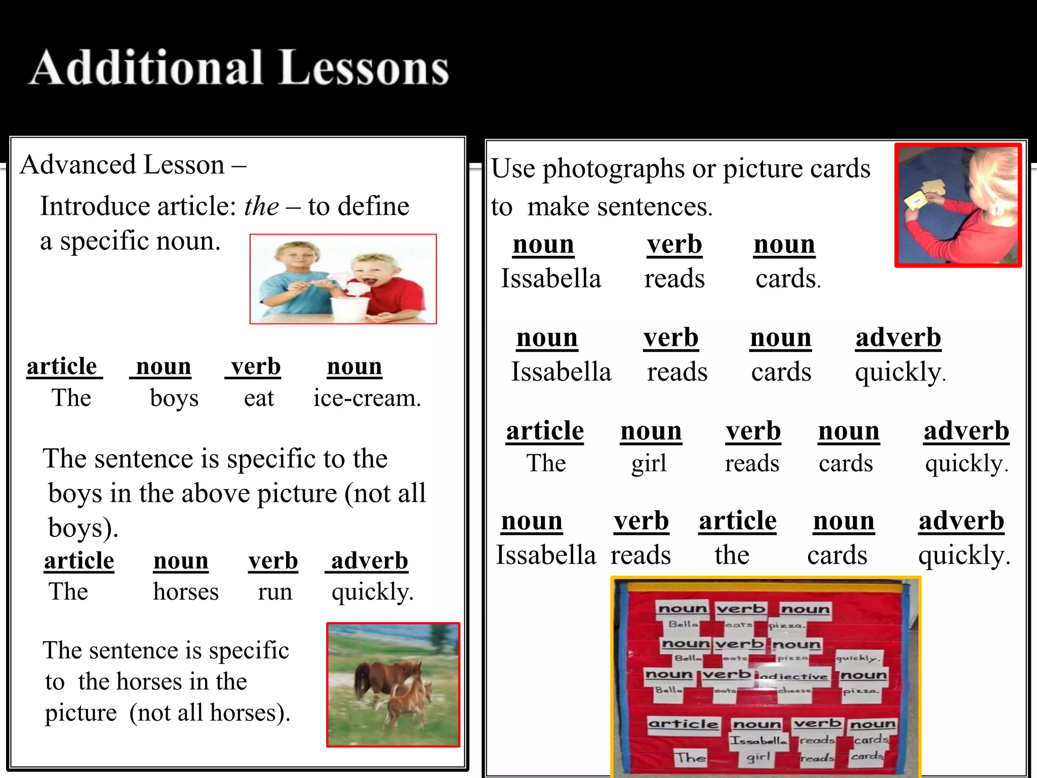 Parts of a Sentence | PPTX
