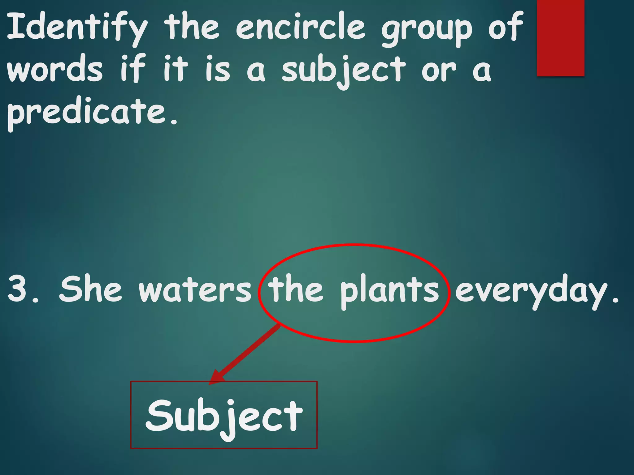 Parts of a sentence | PPT