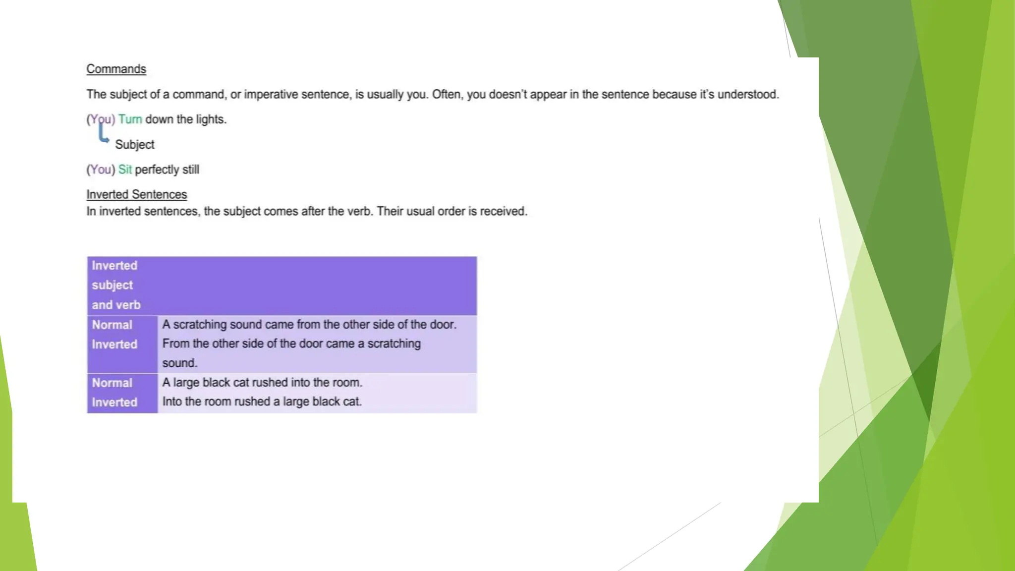 Parts of a Sentence.pptx | Programming Languages | Computing
